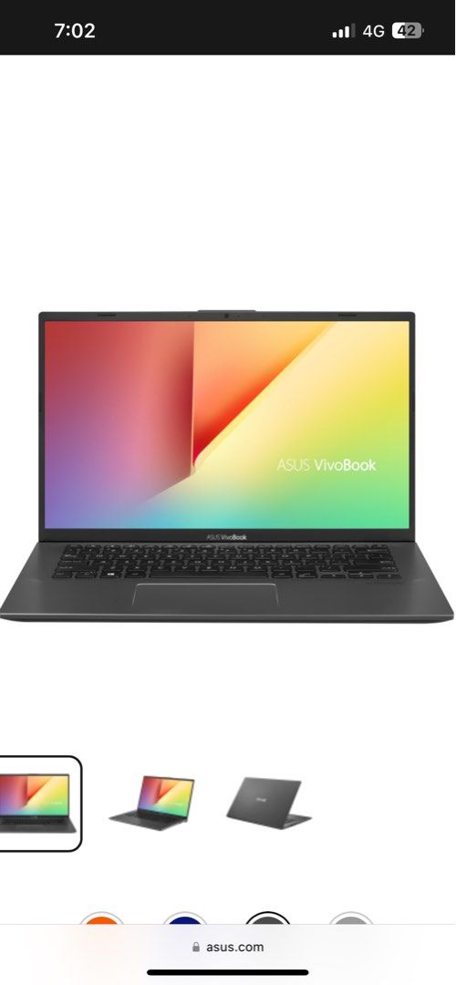 ASUS VIVOBOOK 14 X412F, Computers & Tech, Laptops & Notebooks on Carousell