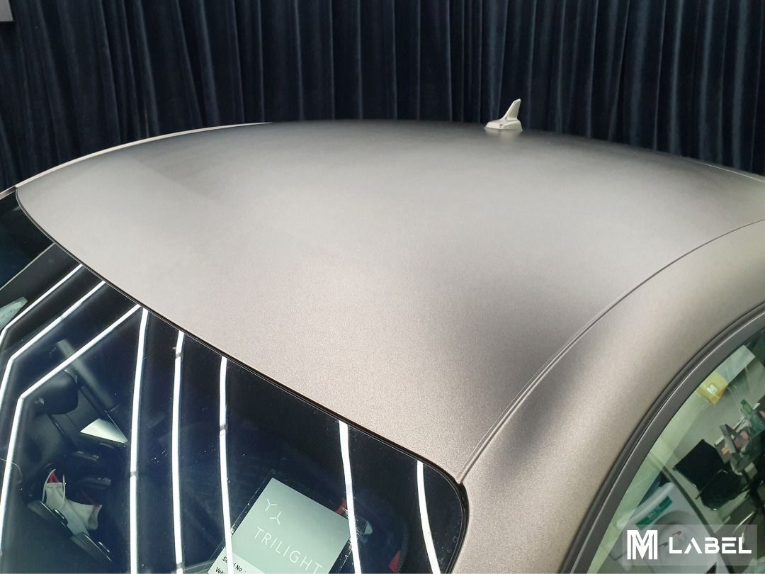 Audi TT Full Vinyl Wrap - PET Metallic Basalt, Car Accessories, Car ...