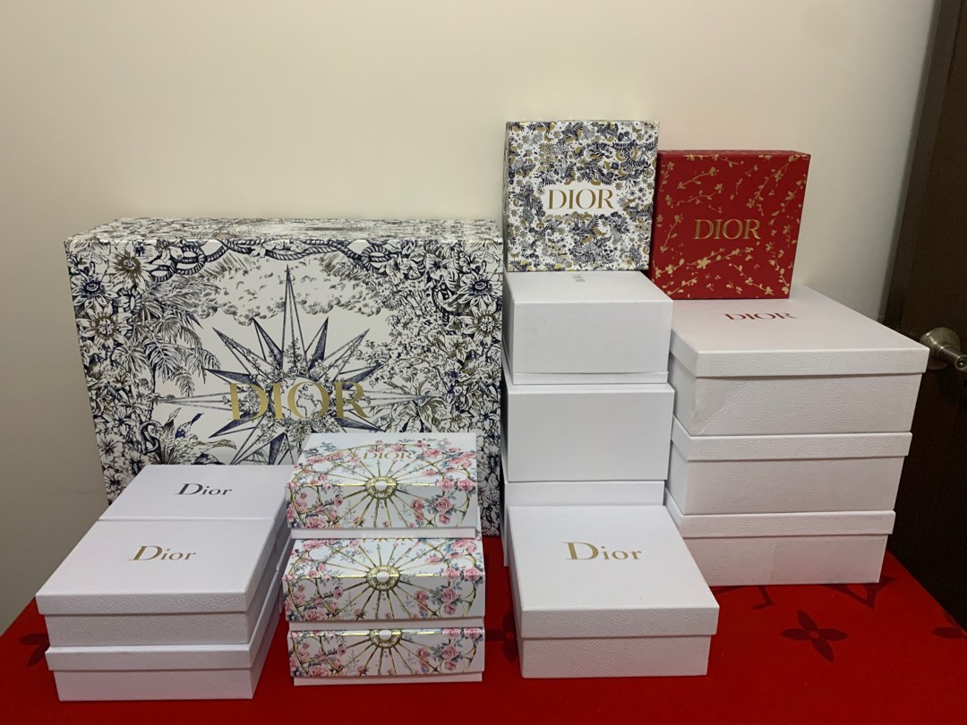 Authentic Dior Boxes Limited Edition, Luxury, Bags & Wallets on Carousell