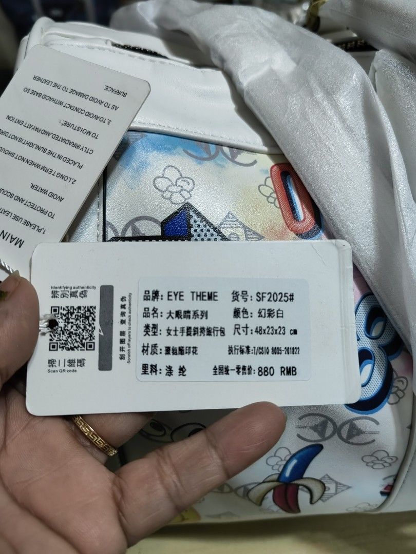 Authentic Eye Theme dapple bag, Luxury, Bags & Wallets on Carousell