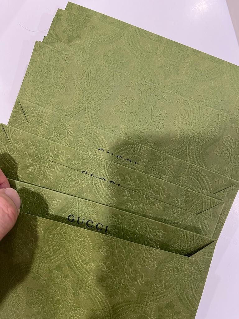 Authentic Gucci used envelope, Luxury, Accessories on Carousell