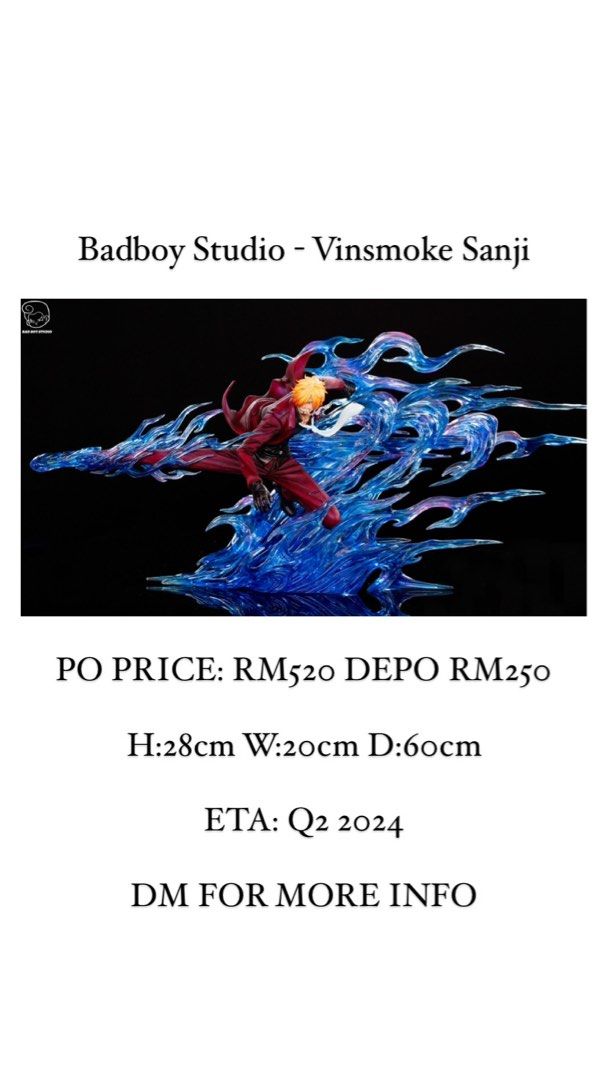 Badboy Studio - Vinsmoke Sanji, Hobbies & Toys, Toys & Games on Carousell