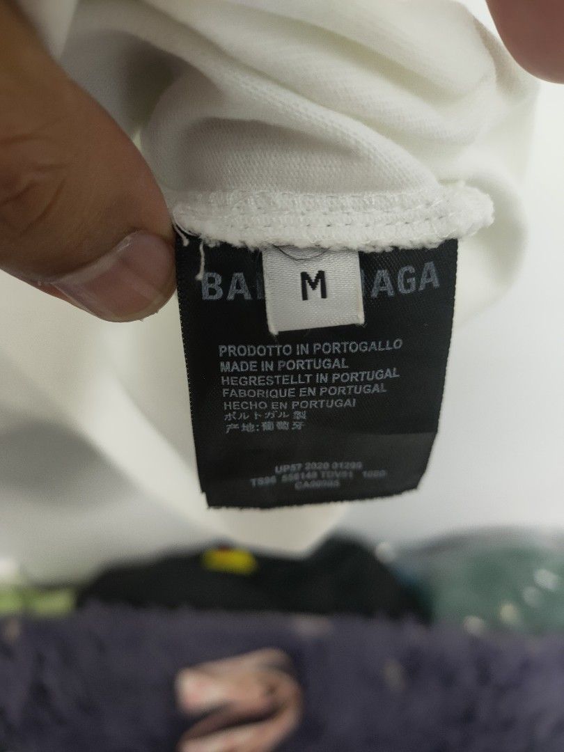 Balenciaga Mastercard Logo Tshirt, Luxury, Apparel on Carousell