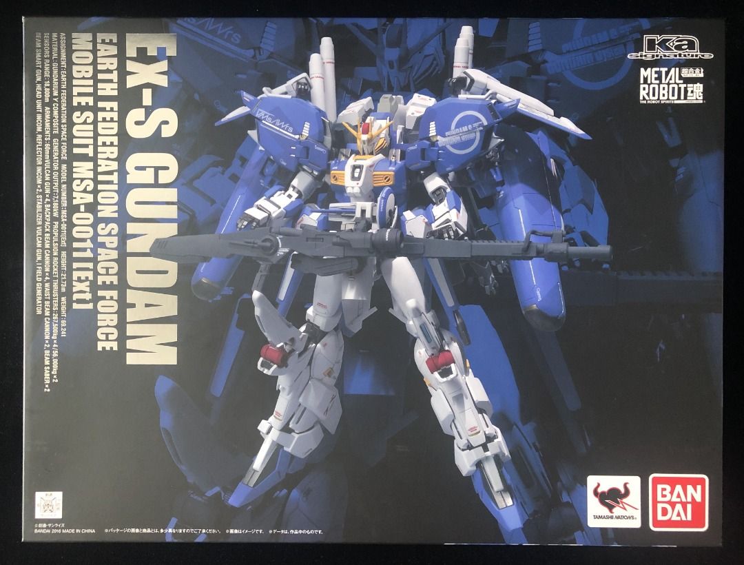 Bandai Metal Robot Spirits Ka Signature (Gundam Sentinel Series) - MSA-0011 [Ext] Ex-S Gundam ...
