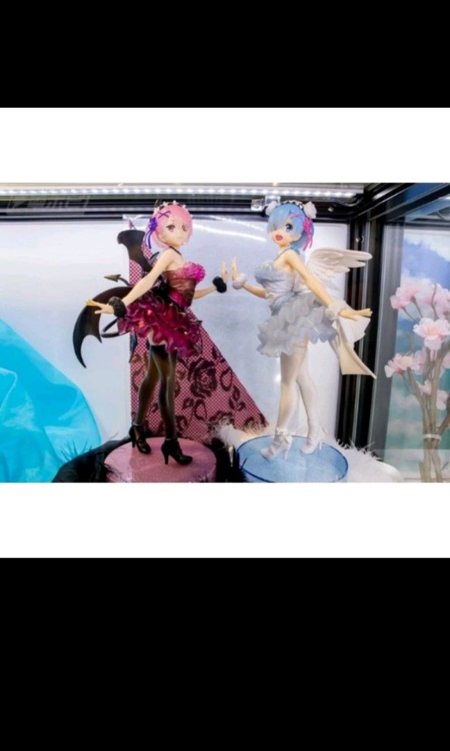 Authentic Banpresto Angel Rem and Devil Ram (Re:Zero Starting Life In ...