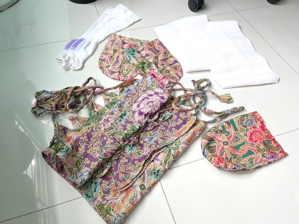 Batik Jamu massage binder / jamu bengkung wrap, Babies & Kids ...