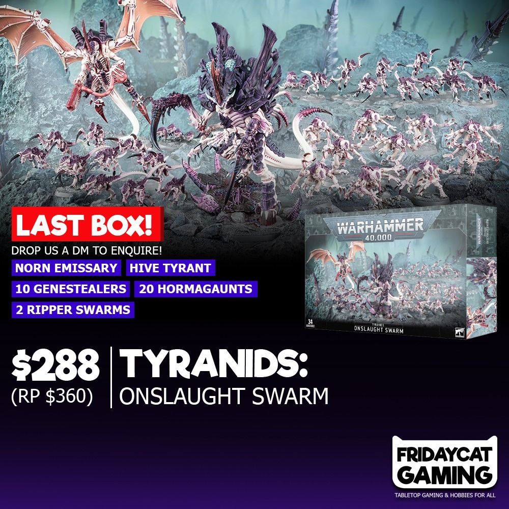 Battleforces 2023 Tyranids: Onslaught Swarm, Hobbies & Toys, Toys ...