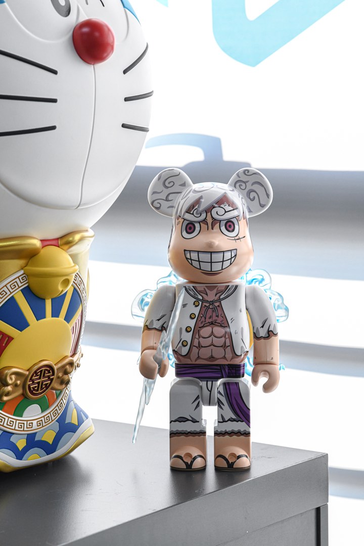 Bearbrick luffy gear 5, Hobbies & Toys, Toys & Games on Carousell