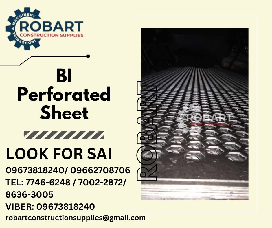 BI Perforated Sheet, Commercial & Industrial, Construction Tools ...