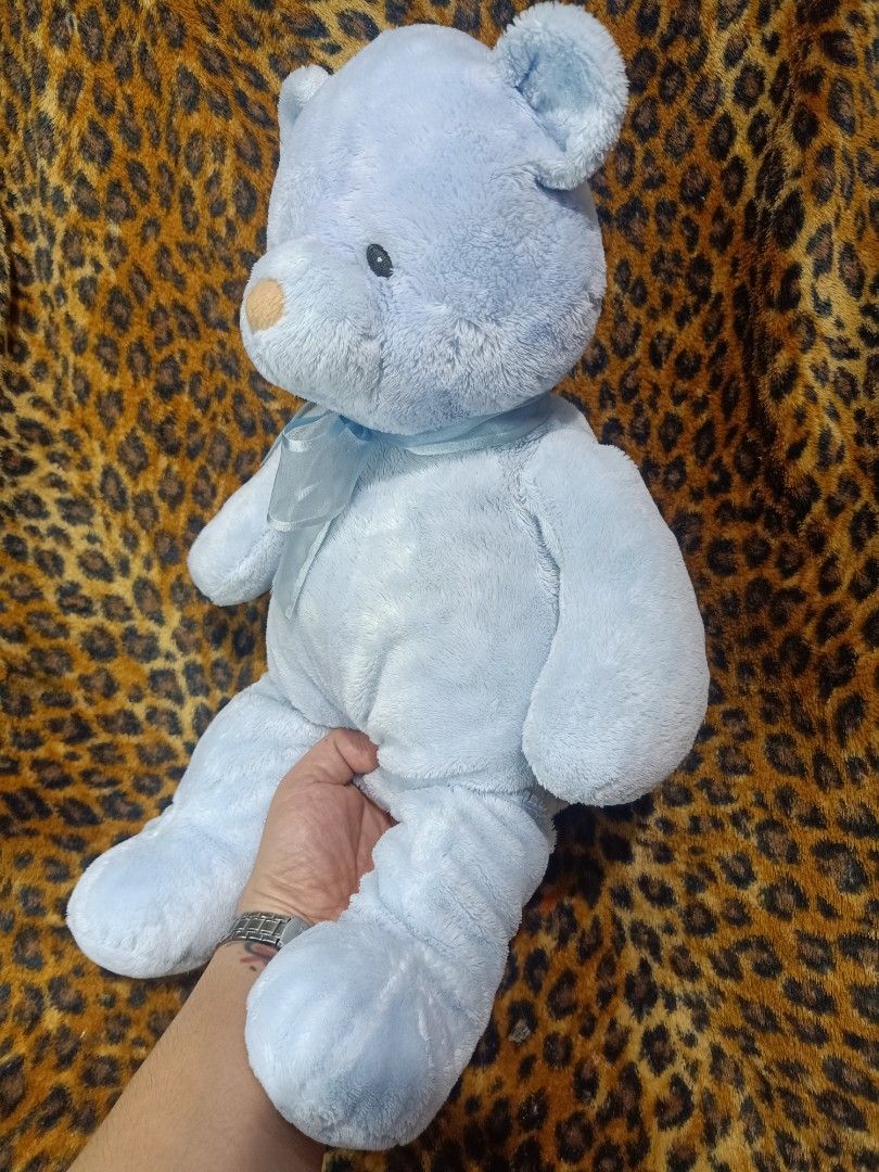 BIG SIZE LIGHT BLUE COMFORT PLUSH TEDDY BEAR, Hobbies & Toys, Toys ...