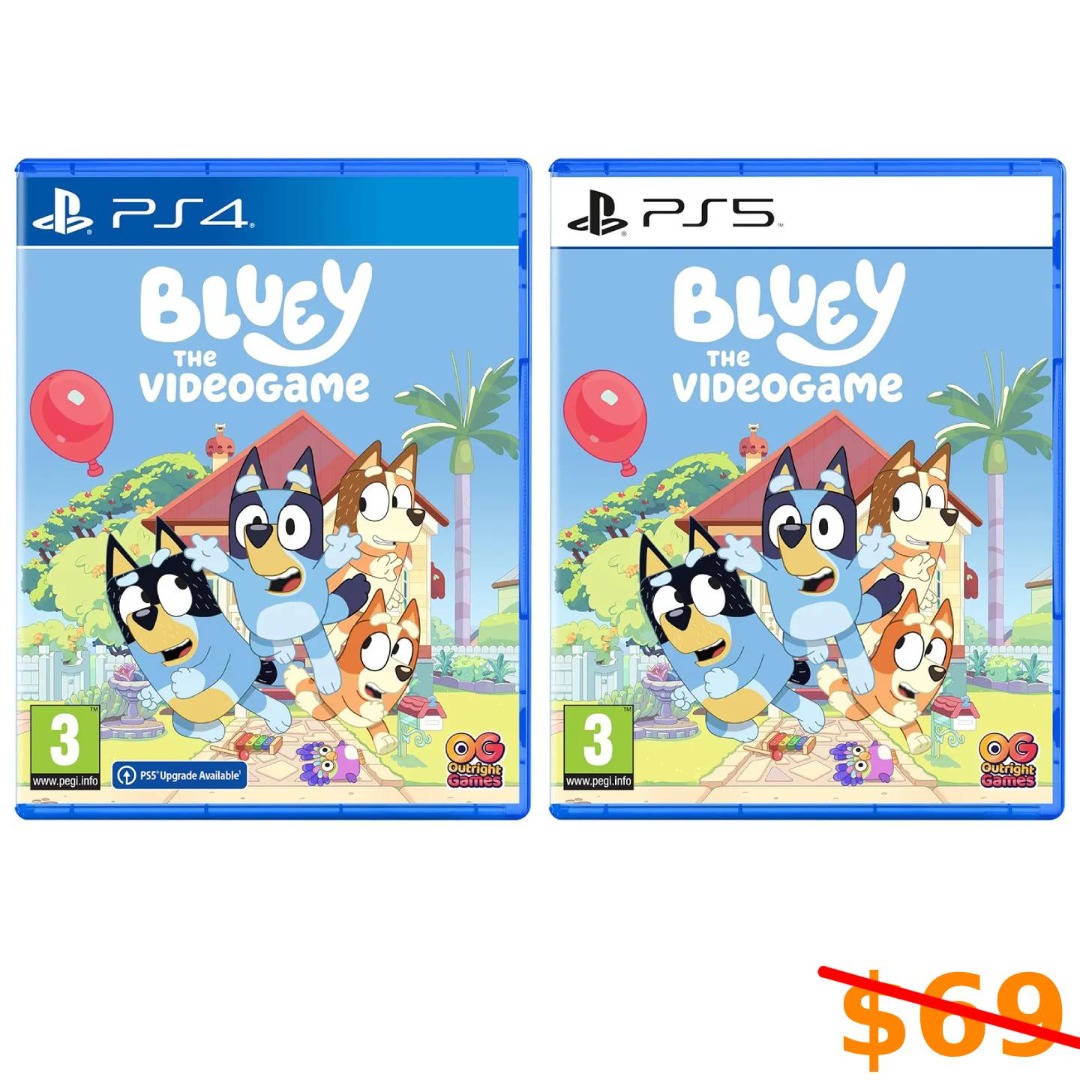 Bluey: The Videogame Brand New (PS4/PS5/Nintendo Switch), Video Gaming ...