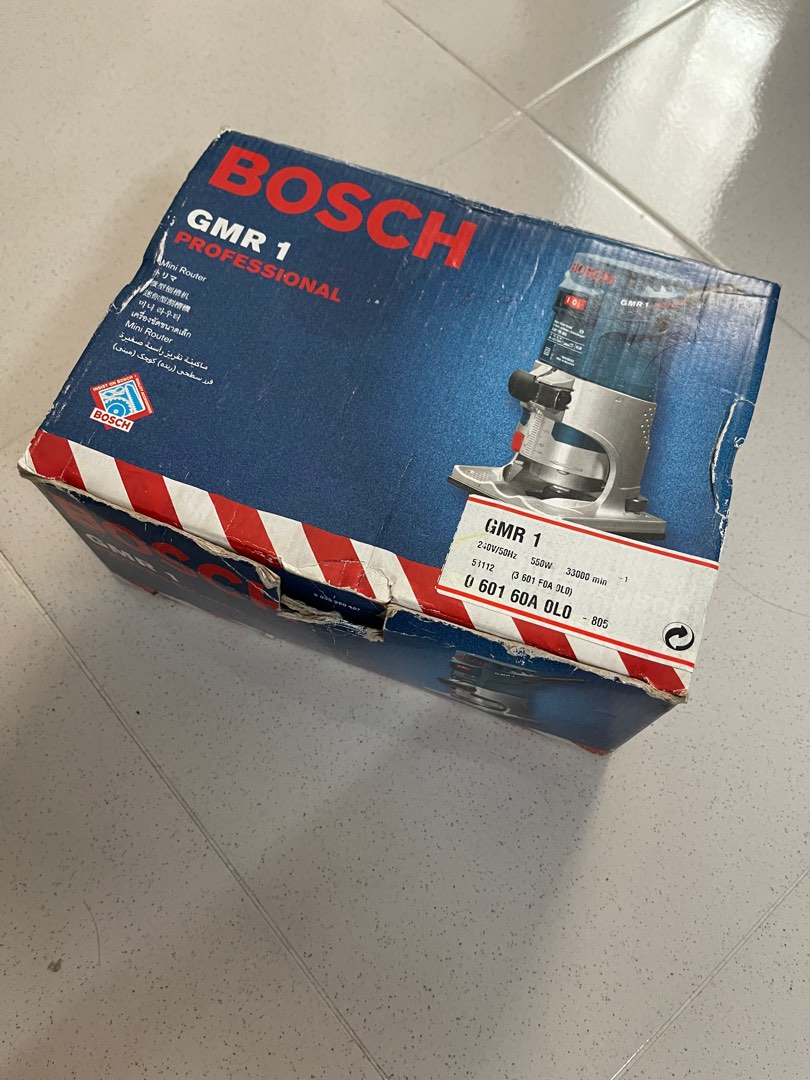 Bosch router GMR 1, Furniture & Home Living, Home Improvement ...