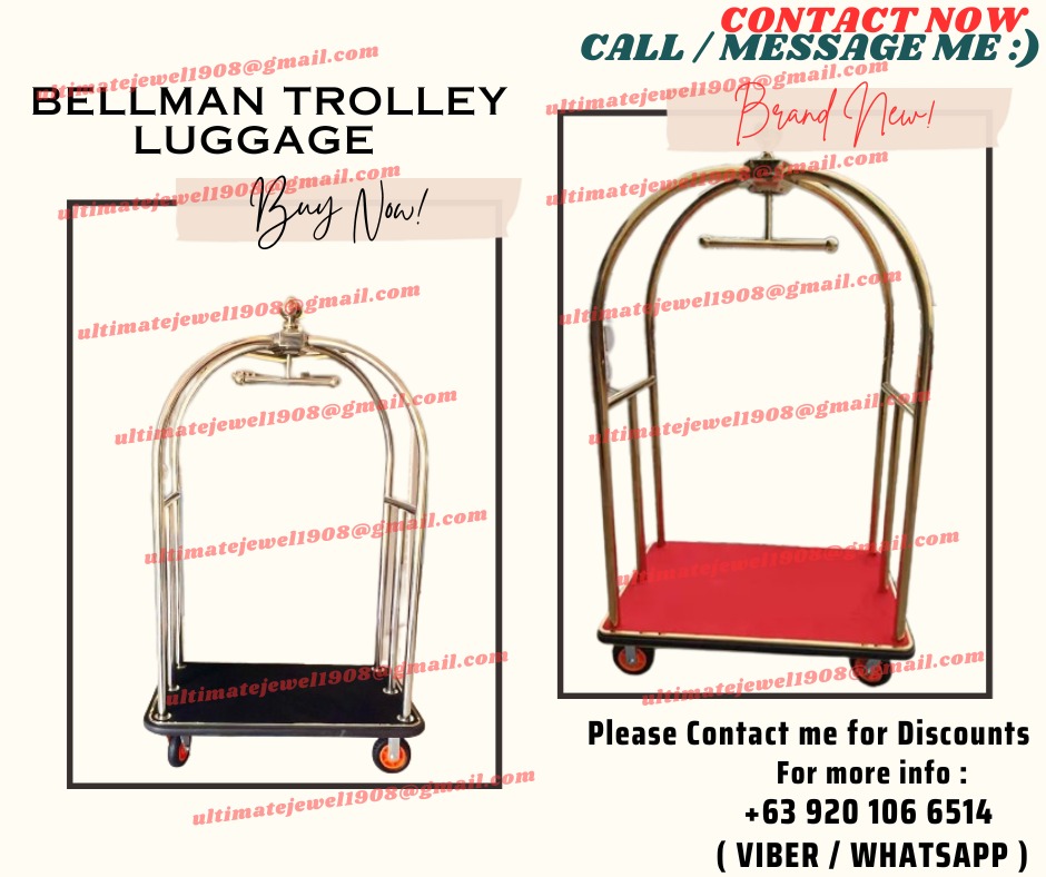 BRAND NEW AND GOOD QUALITY BELLMAN'S TROLLEY LUGGAGE - PUSHCART ...