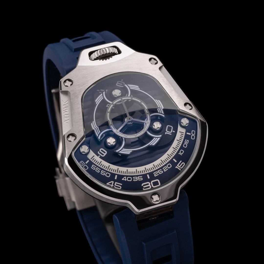 Brand New ATOWAK SPACESHIP Azure Silver, Luxury, Watches on Carousell