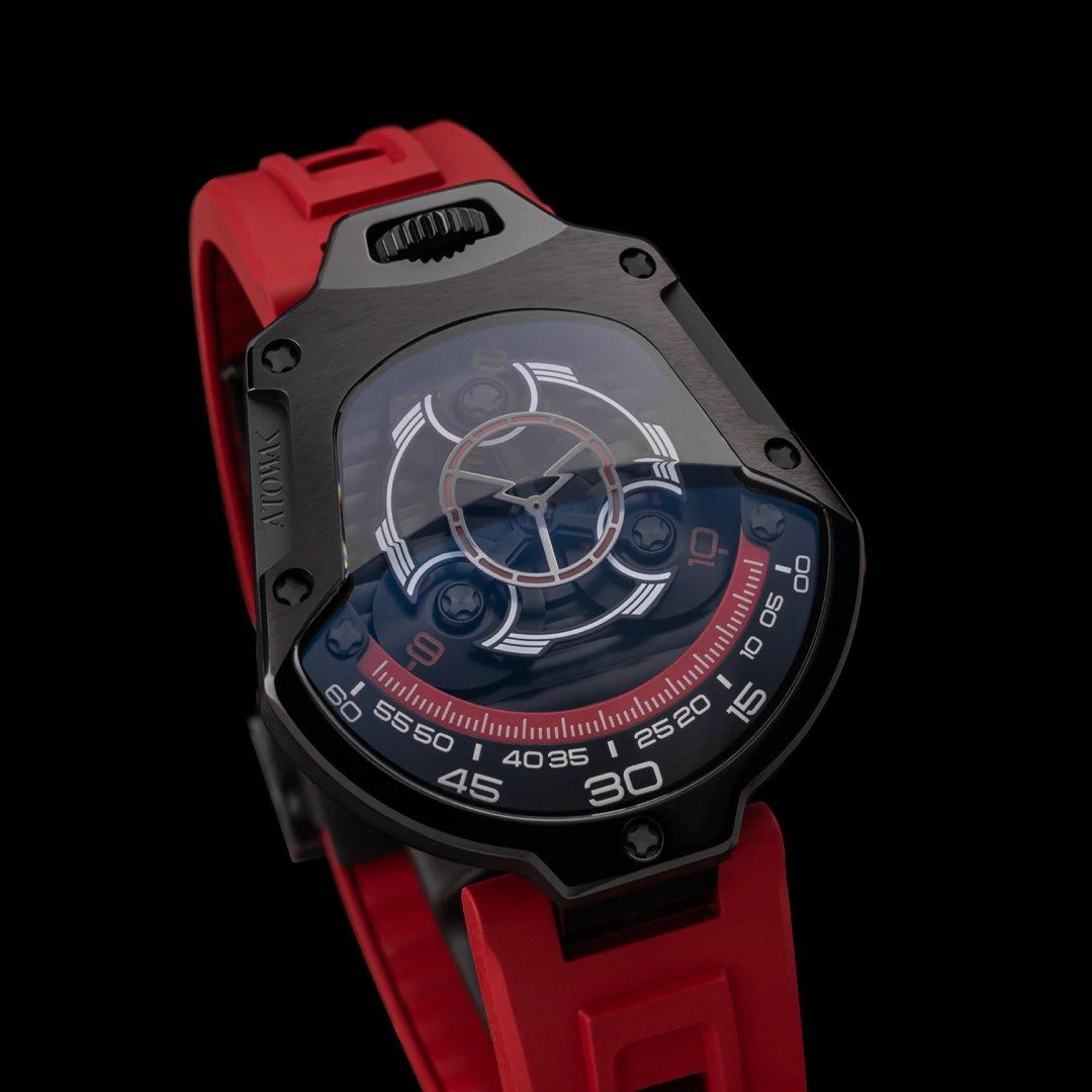 Brand New ATOWAK SPACESHIP Mars Red, Luxury, Watches on Carousell