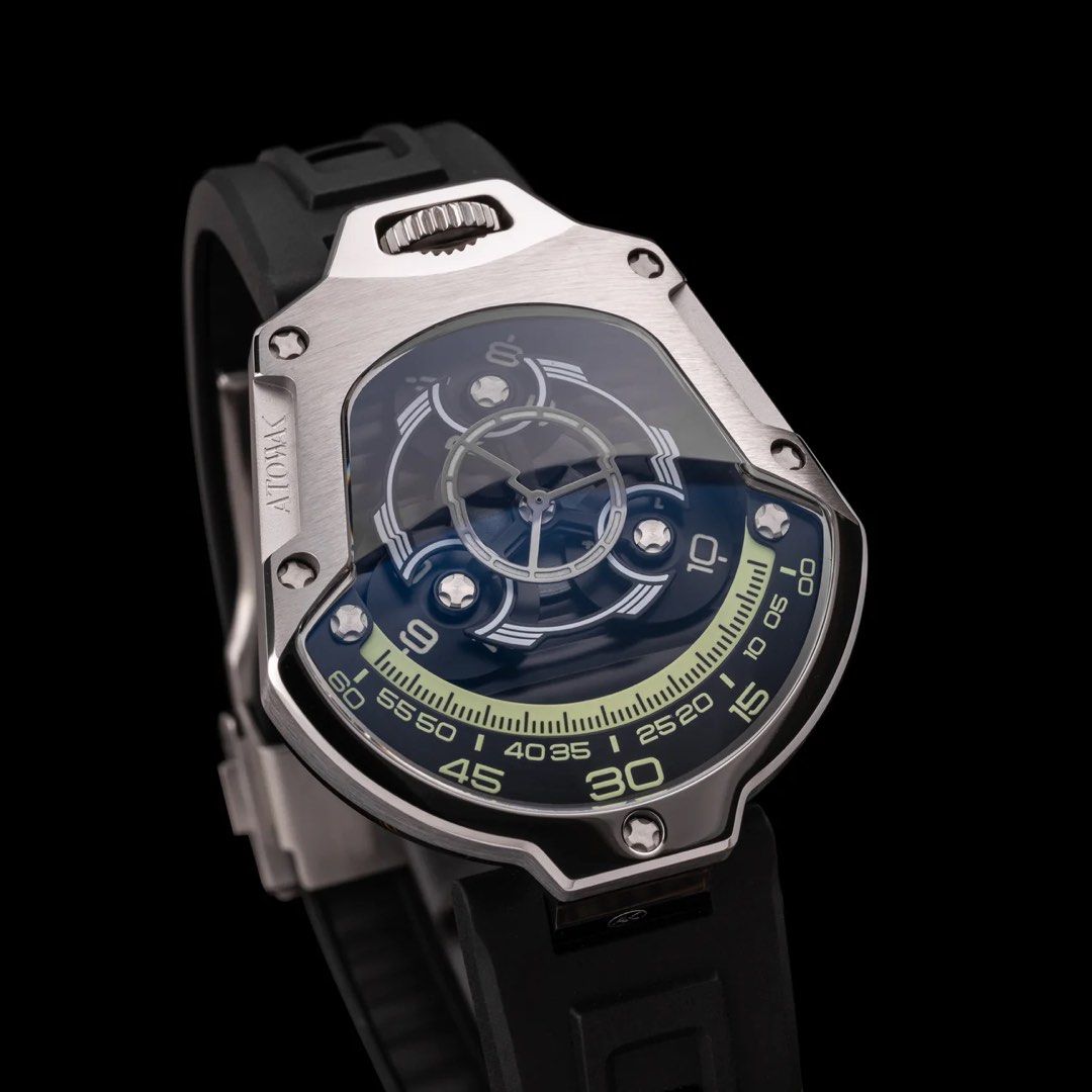 Brand New ATOWAK SPACESHIP Nebula Silver, Luxury, Watches on Carousell