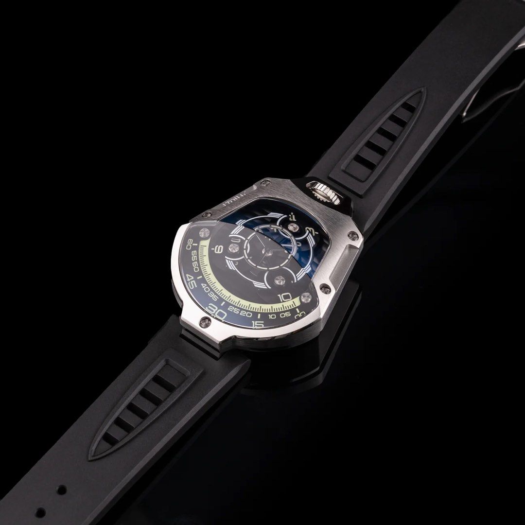 Brand New ATOWAK SPACESHIP Nebula Silver, Luxury, Watches on Carousell