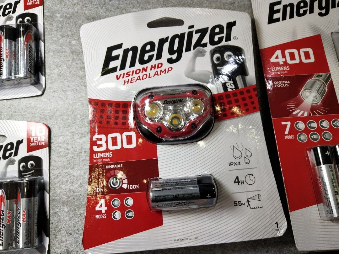 Brand New Energizer Torch Headlamp and battery set, Sports Equipment ...