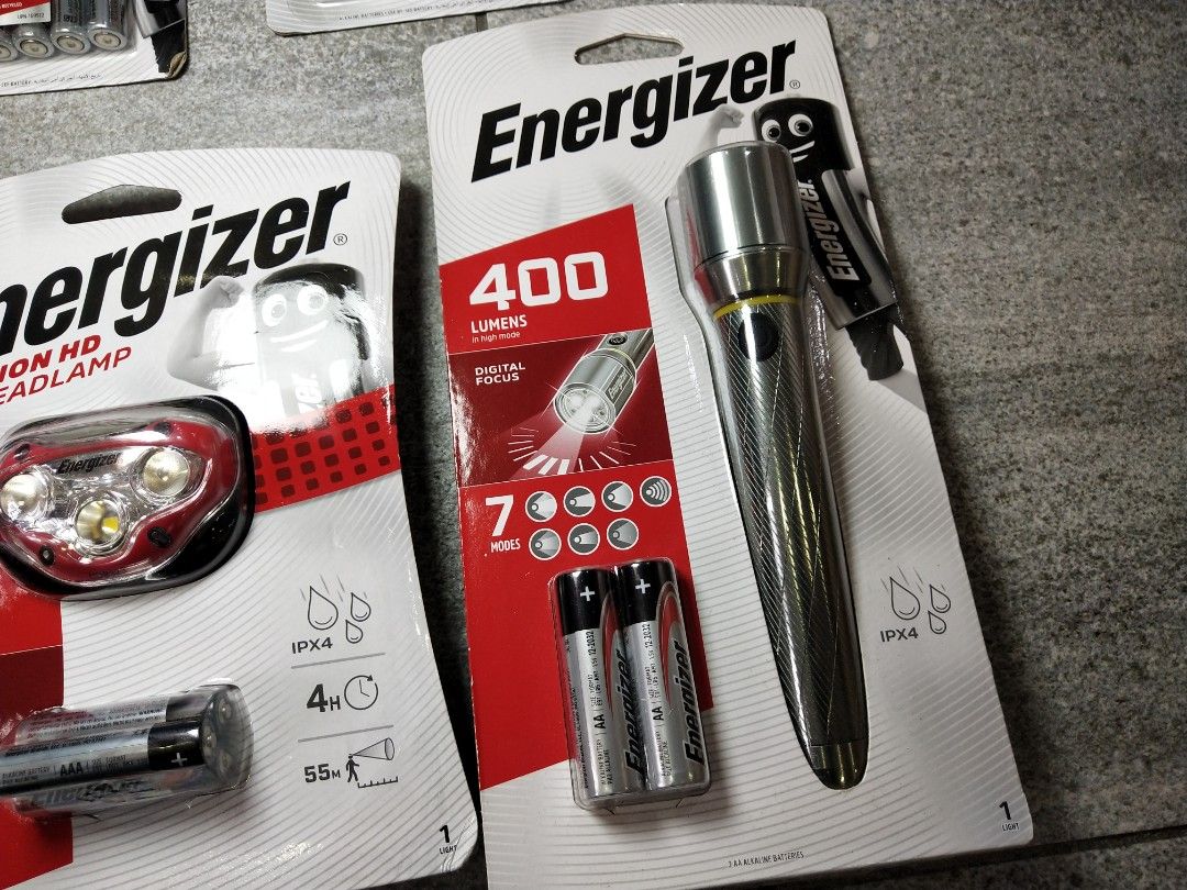 Brand New Energizer Torch Headlamp and battery set, Sports Equipment ...