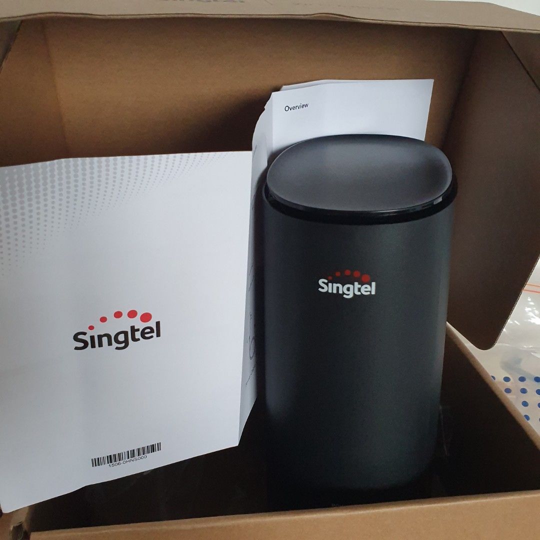 Brand New Singtel WiFi 6 router, Computers & Tech, Parts & Accessories ...