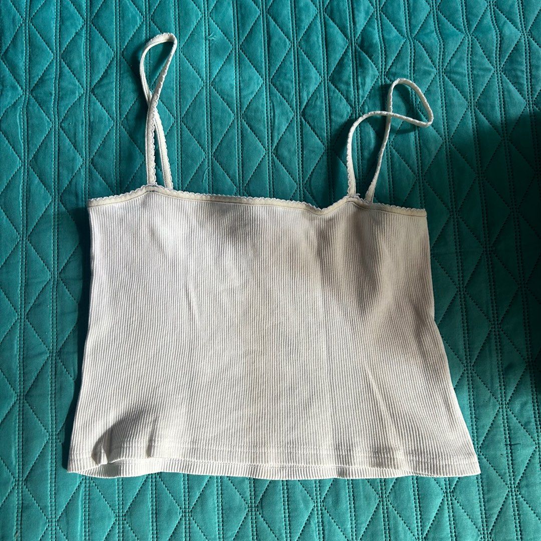 brandy melville faye bow tank, Women's Fashion, Tops, Sleeveless on ...