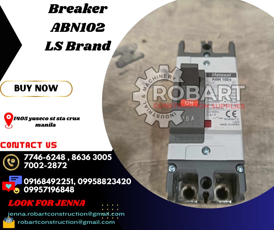 Breaker ABN102 LS Brand, Commercial & Industrial, Construction Tools & Equipment on Carousell