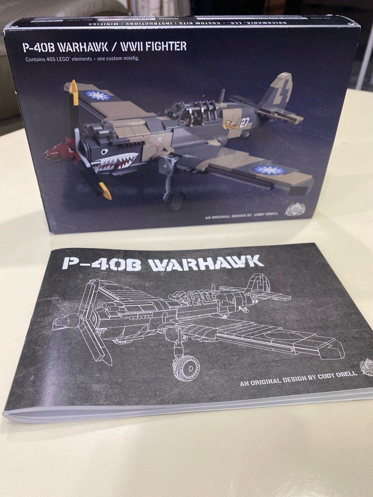 Brickmania Lego P-40B Warhawk (Flying Tigers), Hobbies & Toys, Toys ...