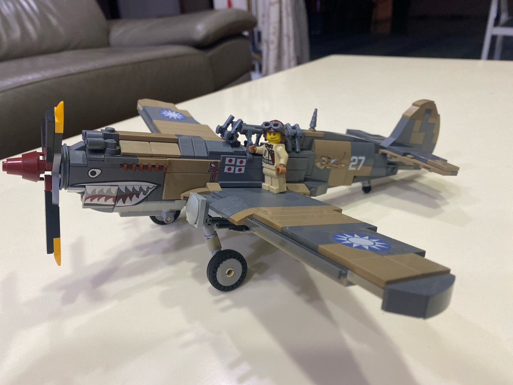 Brickmania Lego P-40B Warhawk (Flying Tigers), Hobbies & Toys, Toys ...