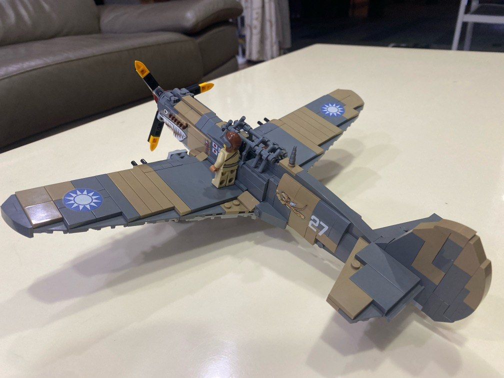 Brickmania Lego P-40B Warhawk (Flying Tigers), Hobbies & Toys, Toys ...