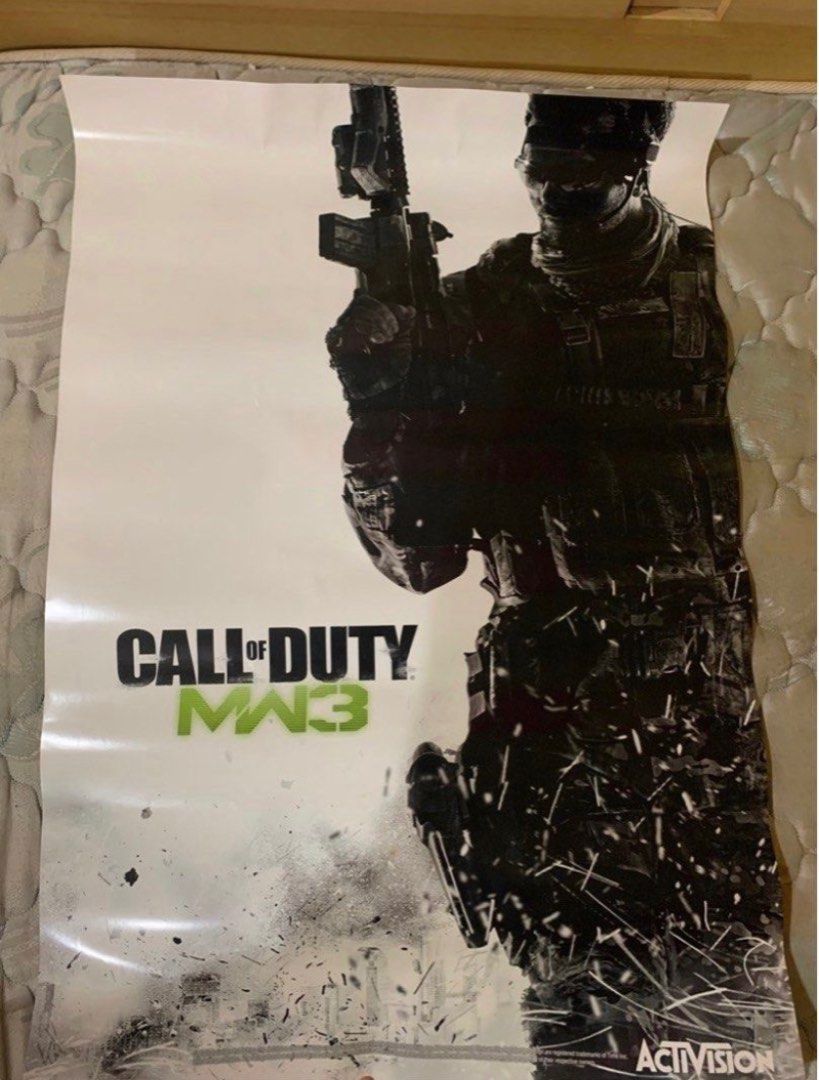 Call of Duty Modern Warfare 3 COD MW3 poster, Hobbies & Toys ...
