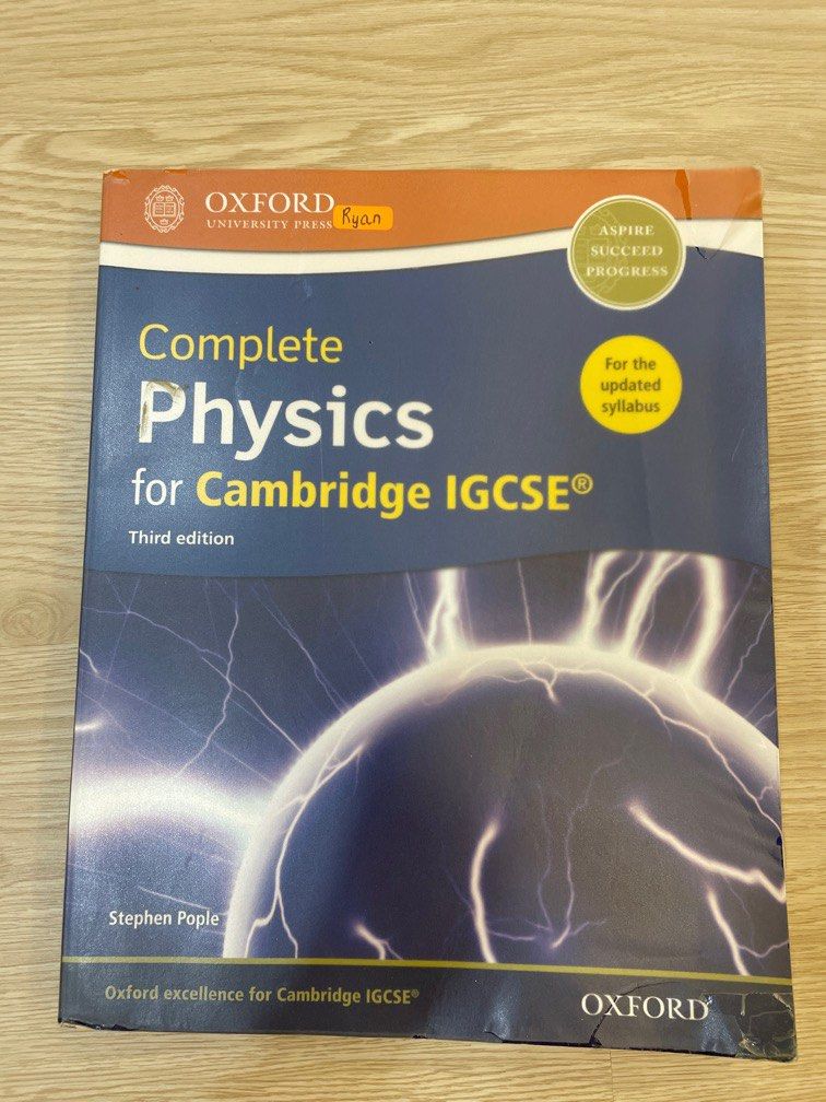 Cambridge IGCSE Physics Textbook, Hobbies & Toys, Books & Magazines ...