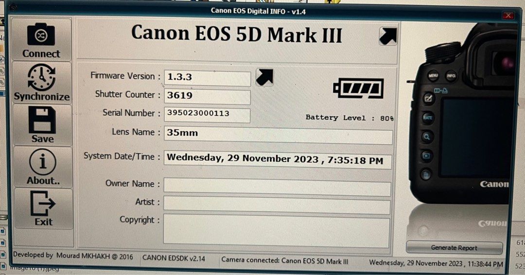 CANON 5D MARK III (LOW SHUTTER COUNT), Photography, Cameras on Carousell