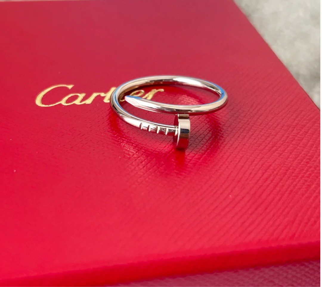 cartier nail ring s55, Women's Fashion, Jewelry & Organizers, Rings on ...