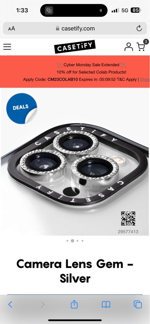 Casetify - Camera Lens Gem for Iphone 15 Pro/Pro max, Mobile Phones ...