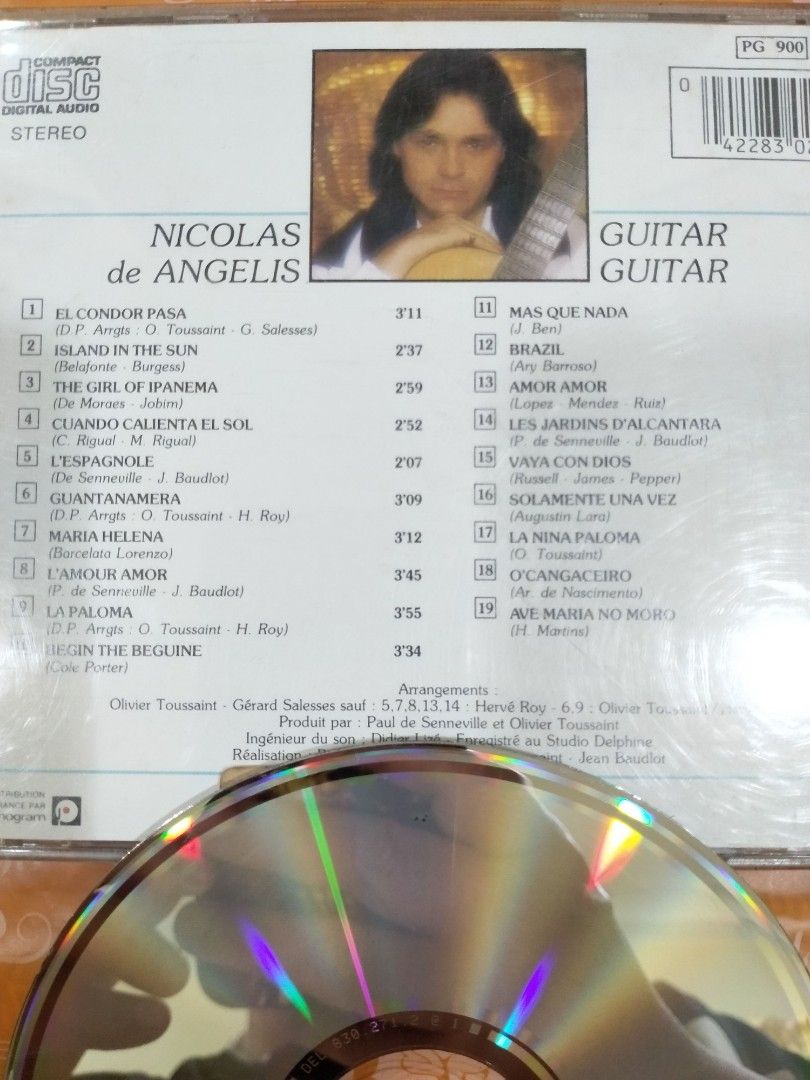 CD NICOLAS de ANGELIS 1986, Hobbies & Toys, Music & Media, CDs & DVDs ...