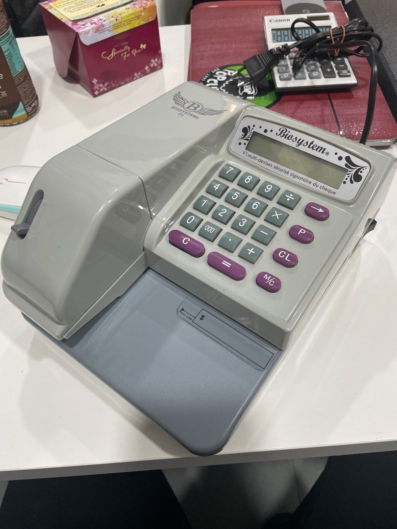 Cheque Writer Biosystem, Computers & Tech, Office & Business Technology ...