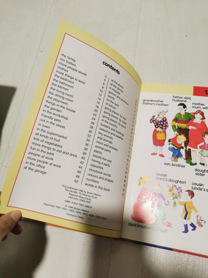 Children Word/Picture Book, Hobbies & Toys, Books & Magazines, Children ...