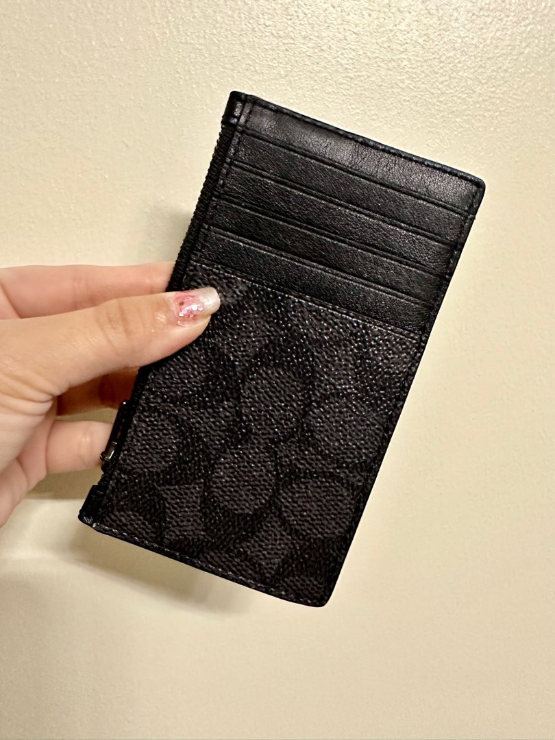 Coach Card Wallet, Men's Fashion, Watches & Accessories, Wallets & Card ...