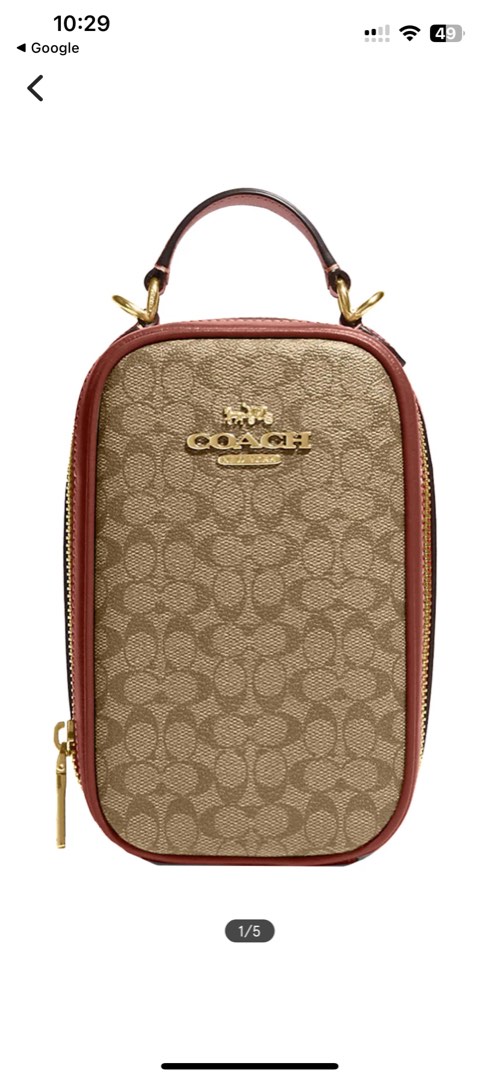 Coach Eva Phone Cross-body Bag, Women's Fashion, Bags & Wallets, Cross ...