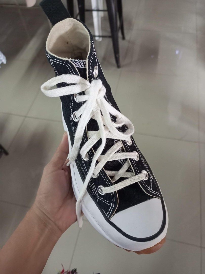 Converse chunky platform sneakers, Women's Fashion, Footwear, Boots on ...