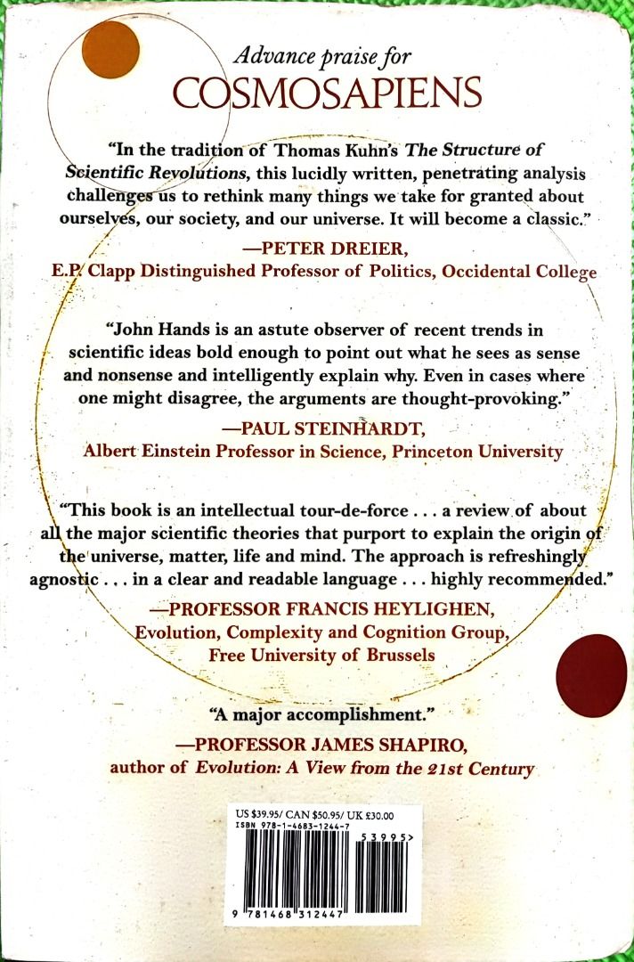 COSMO SAPIENS: Human Evolution from the Origin of the Universe by John ...