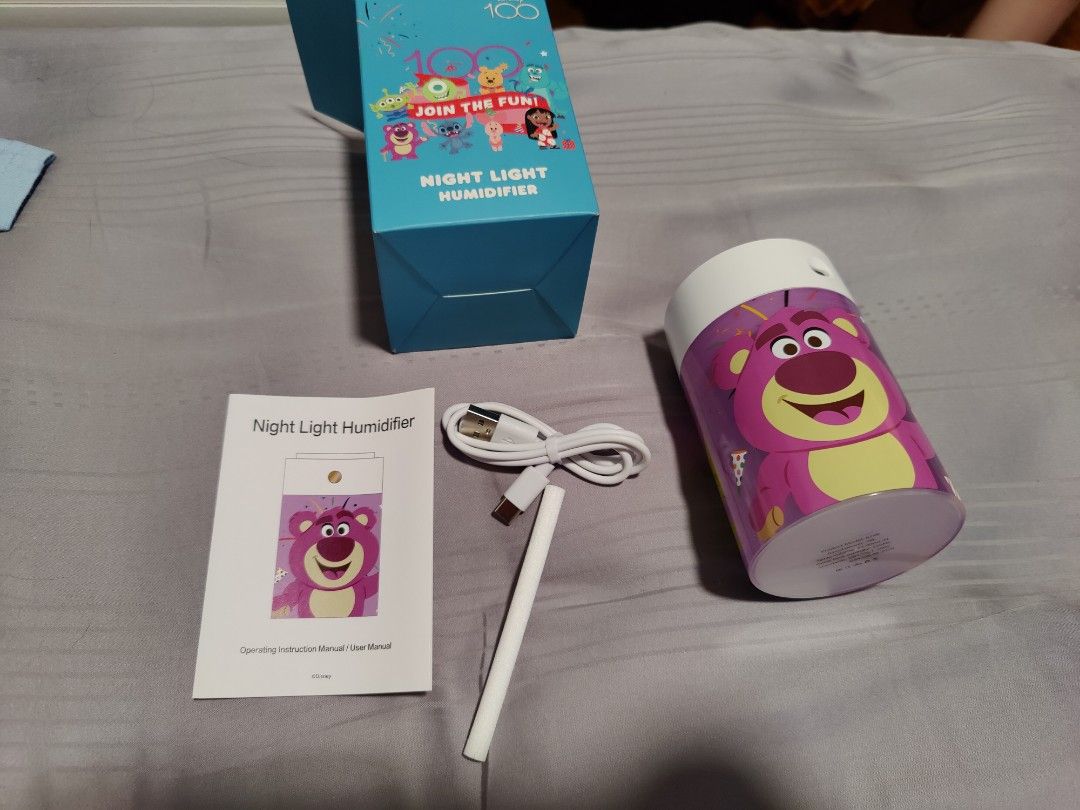 CPCM Night light humidifier - Lotso Disney - WTT Stitch, TV & Home ...