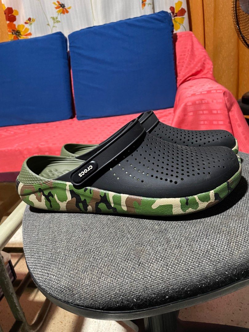 Crocs LiteRide Camou, Men's Fashion, Footwear, Slippers & Slides on ...