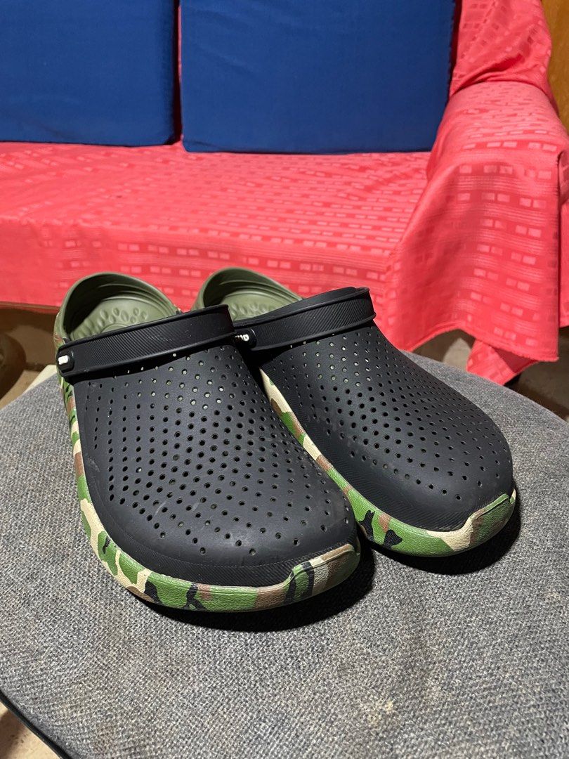 Crocs LiteRide Camou, Men's Fashion, Footwear, Slippers & Slides on ...