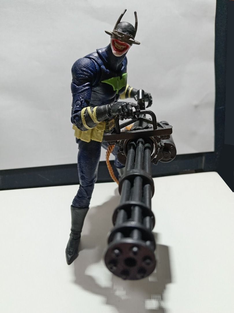 (Custom Limited stock) The laughing bat Batman gunner action figure toy ...