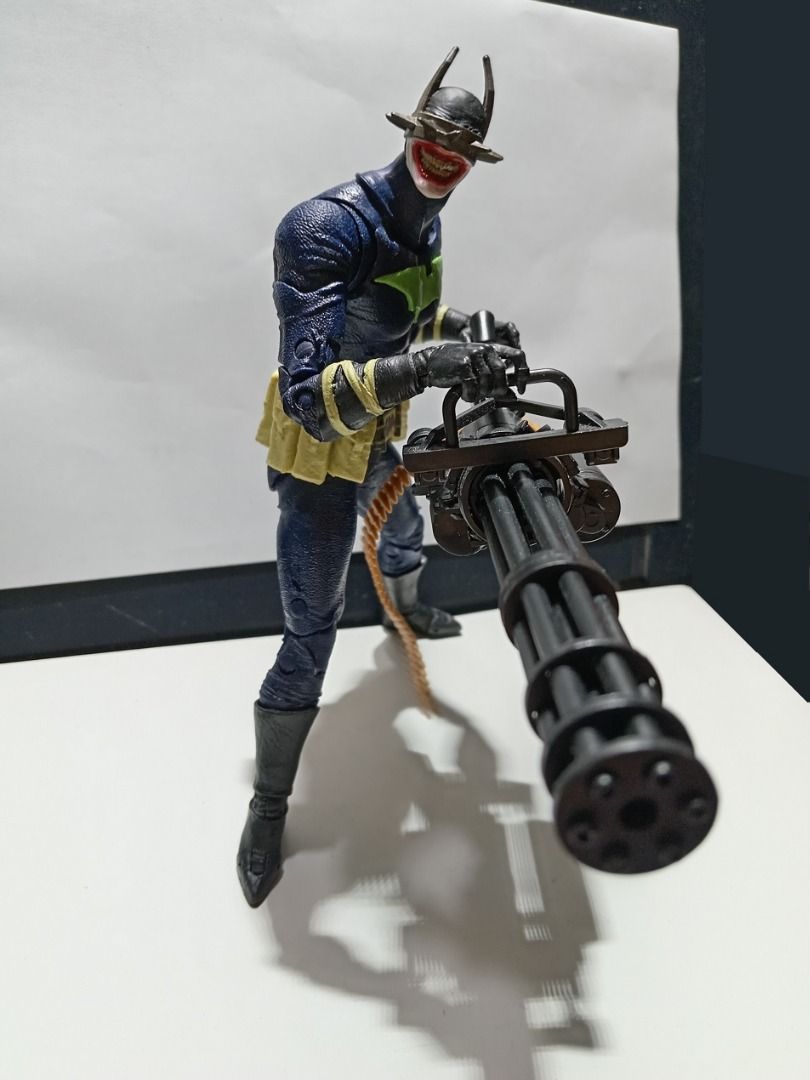 (Custom Limited stock) The laughing bat Batman gunner action figure toy ...