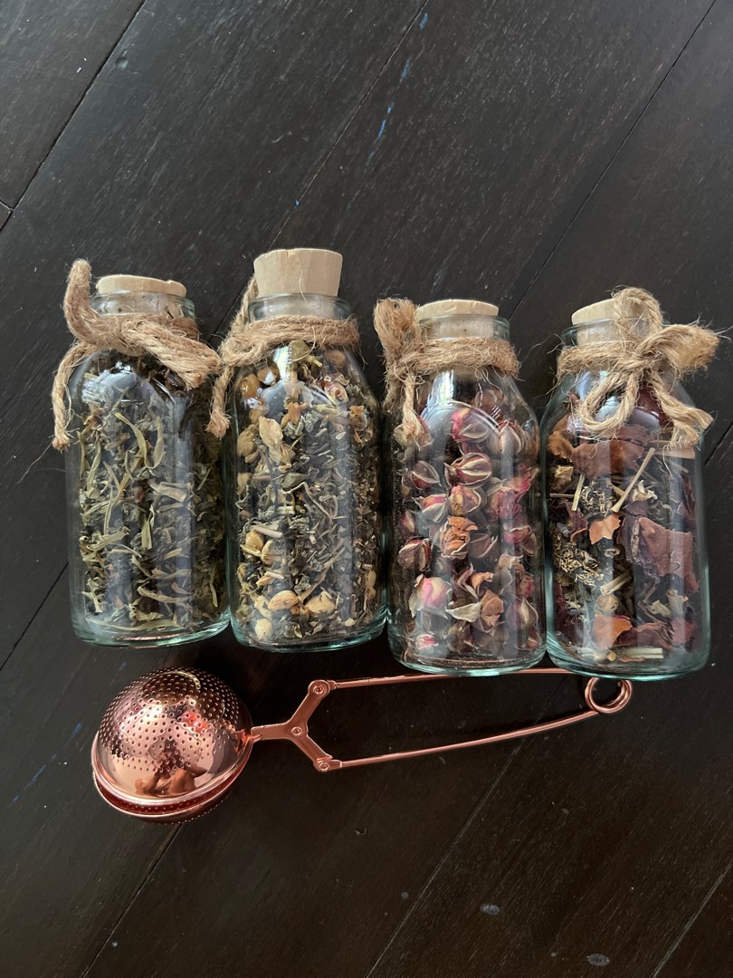 Decorative Tea Set with Strainer, Furniture & Home Living, Home Decor ...