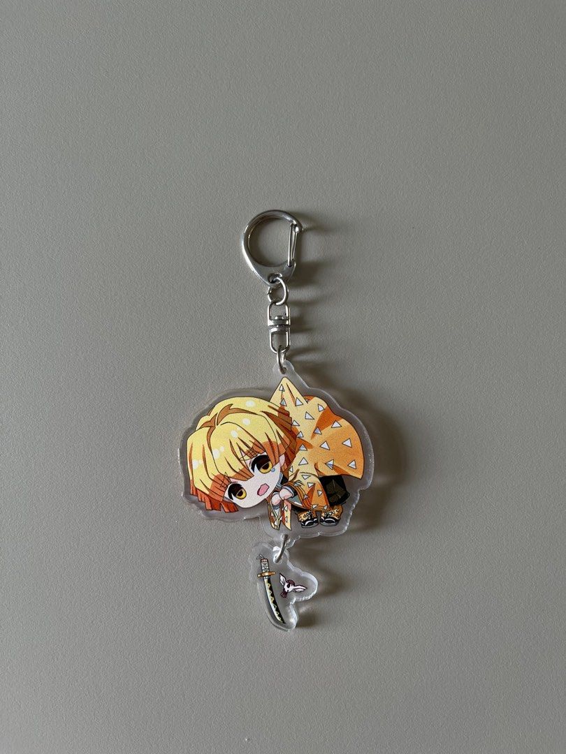 Demon slayer zenitsu keychain, Hobbies & Toys, Memorabilia ...