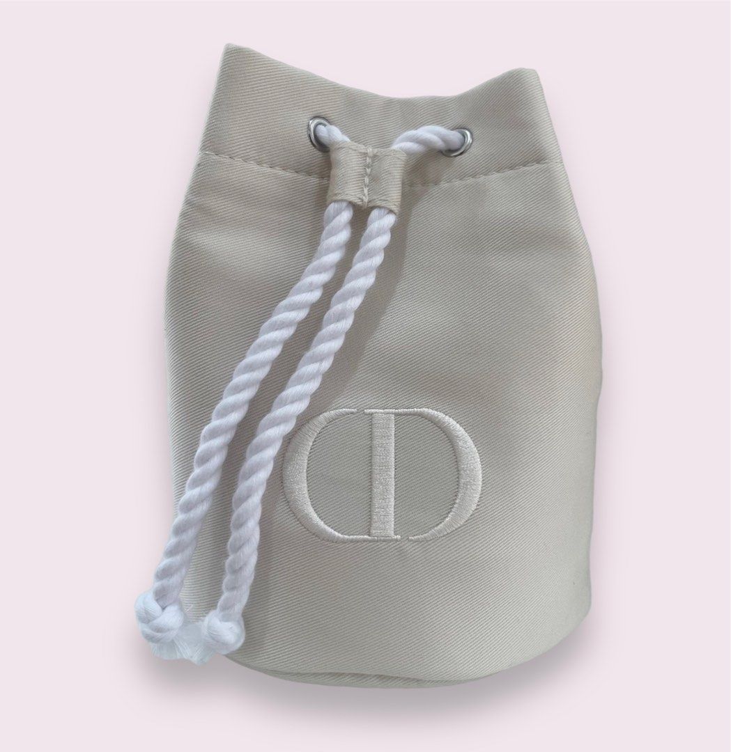 Dior drawstring pouch, Luxury, Bags & Wallets on Carousell