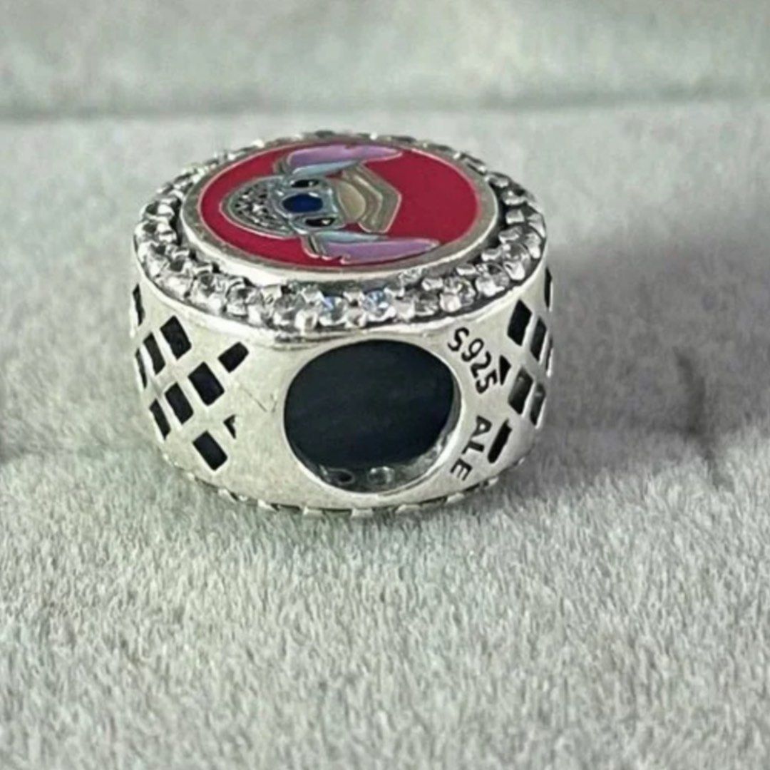 Disney Parks Pandora Graduation Stitch Class Charm Button Exclusive NIB ...